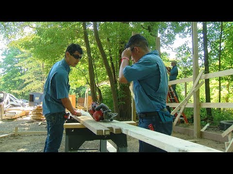 Pi Kappa Phi fraternity repairs, builds at camp for those with disabilities