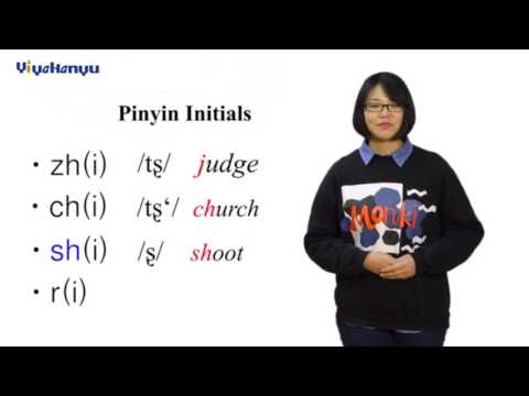 6. How to pronounce the Chinese initials: "zh" "ch" "sh" "r" ? Mandarin Chinese-Lesson 6