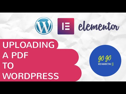 How to add a PDF file to Wordpress website in 2021 (EASY!) PDF Upload to Wordpress