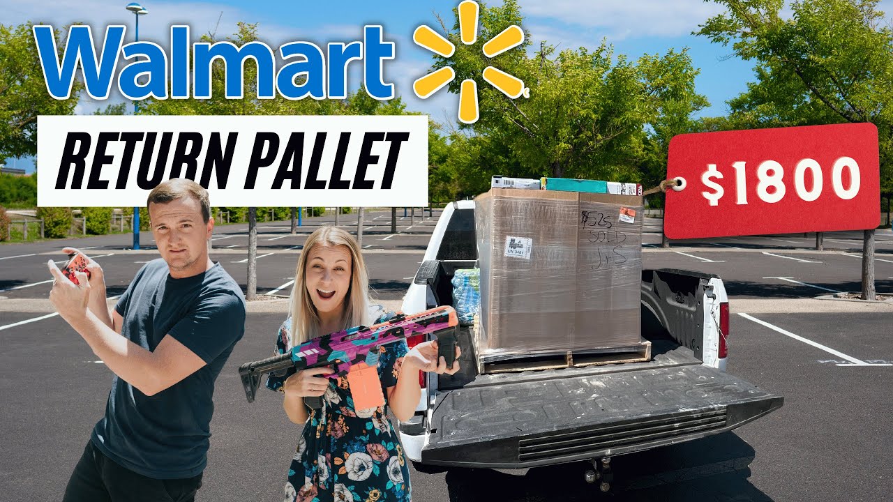 We spent $525 on a pallet of Walmart returns - Unboxing $1800 in MYSTERY items!