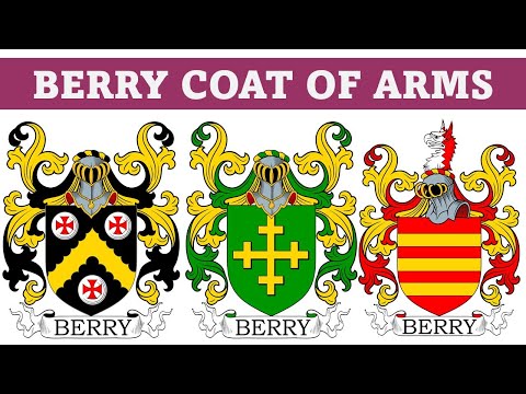 Berry Coat of Arms & Family Crest - Symbols, Bearers, History