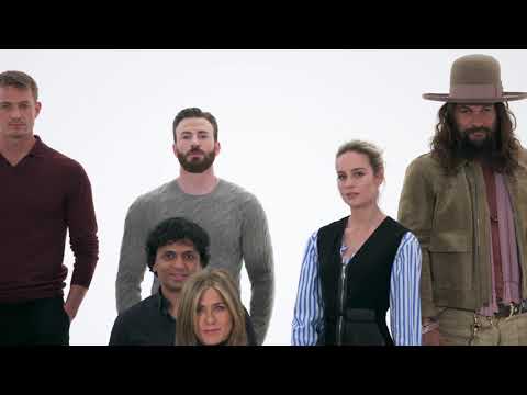 Apple TV + Making of Apple's group portrait with Hollywood Stars