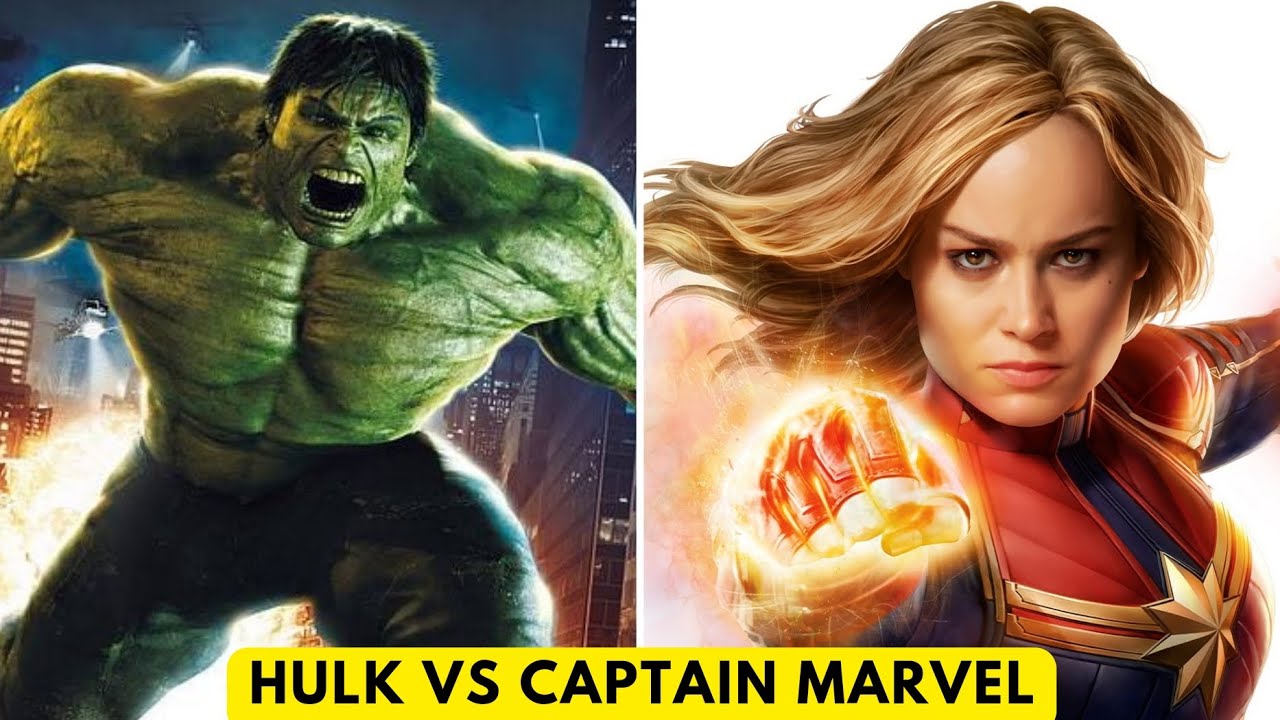 Hulk Vs Captain Marvel: Who Would Win? #Hulk #CaptainMarvel | What's on Hollywood 