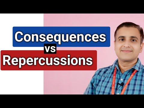 CONSEQUENCES VS REPERCUSSIONS, What's the difference? | Newspaper Vocabulary | Synonyms