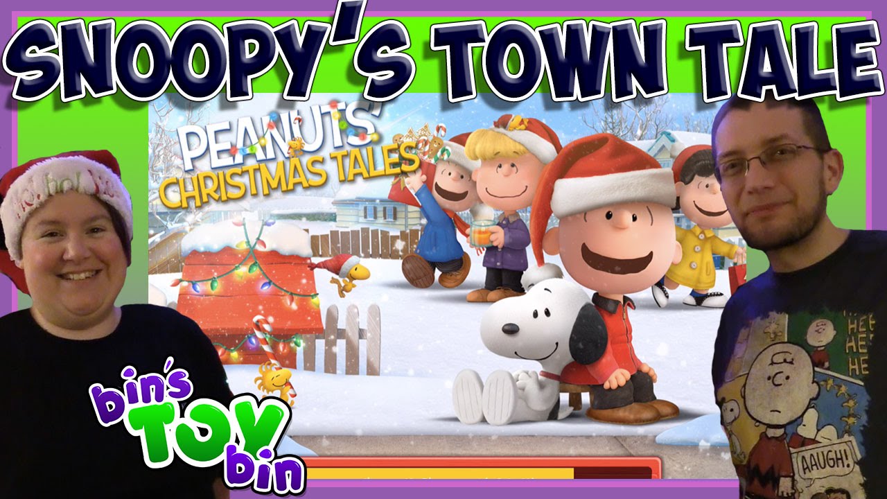 Peanuts SNOOPY'S TOWN TALE Fun Kids App Gameplay! Charlie Brown | Bin's Toy Bin