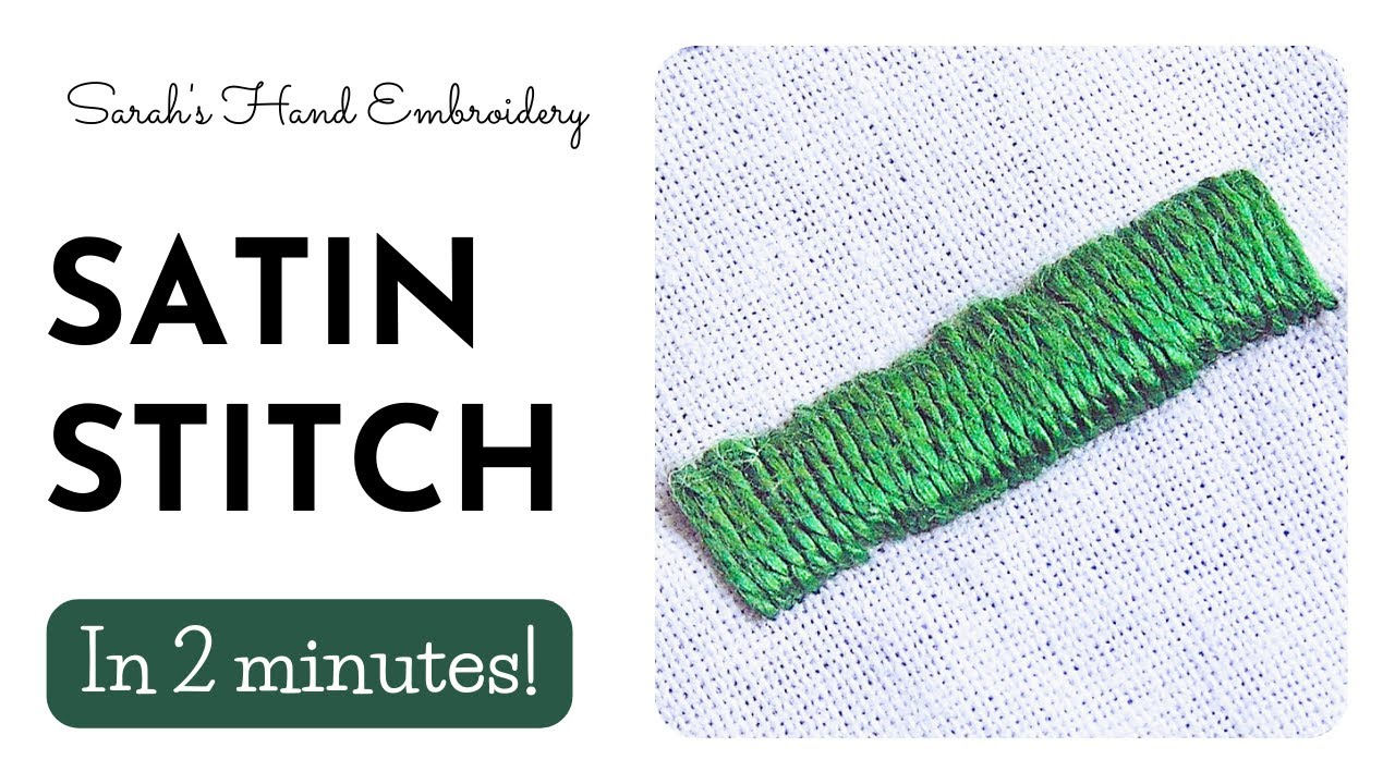 Video Library of Hand Embroidery Stitches - Sarah's Hand Embroidery