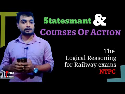 Statement and Courses Of Action shortcut tricks for NTPC in Bengali | Logical Reasoning 2020