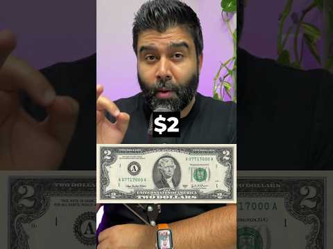 how do you know if your 2 dollar bill is worth money. #shorts #shortsvideo #shortsfeed