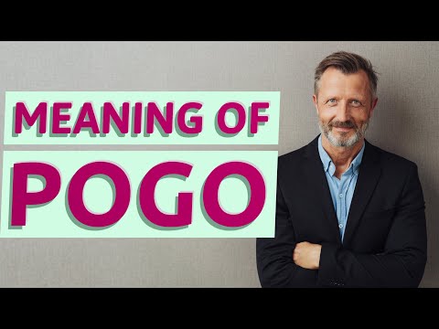 Pogo | Definition of pogo 📖