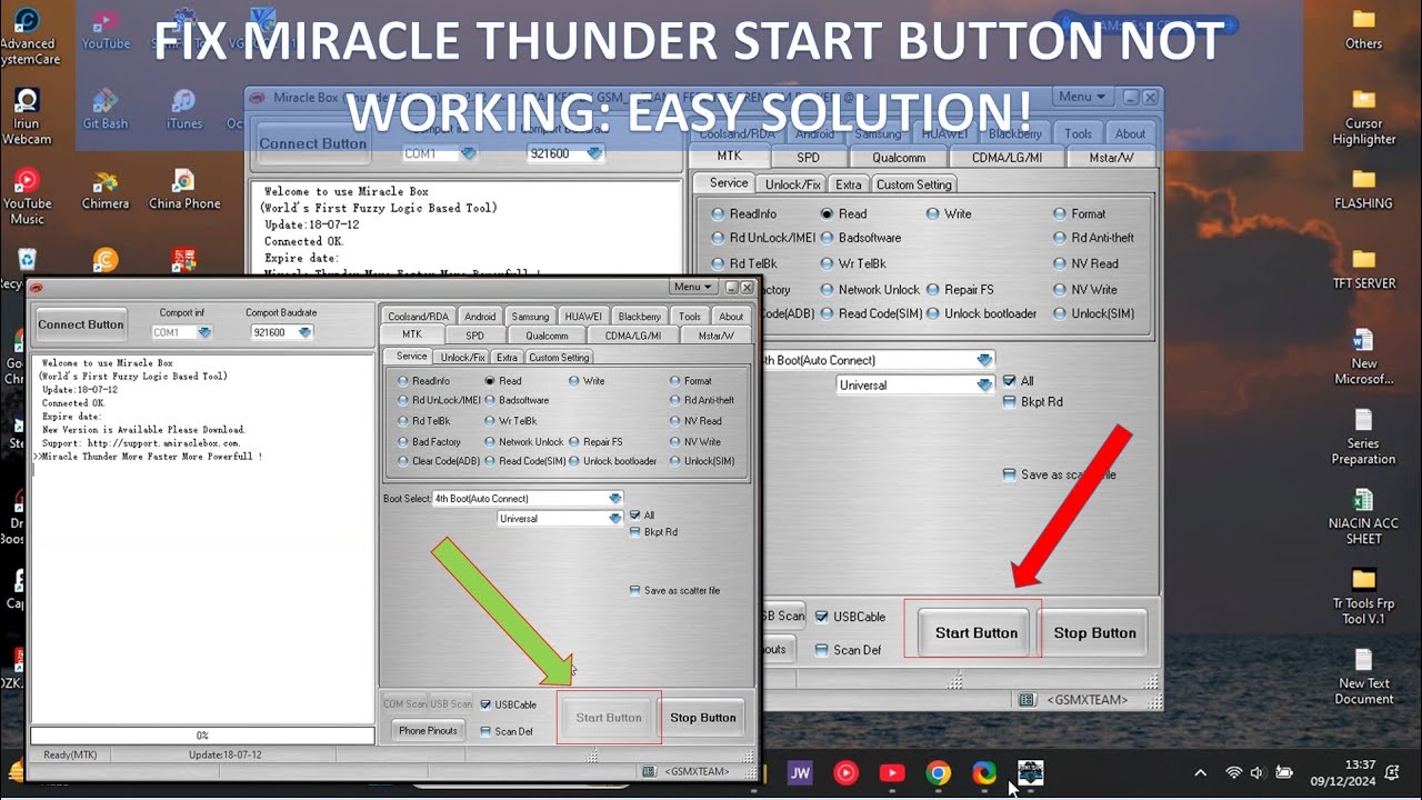 Fix Miracle Thunder Start Button Not Working: Easy Solution!