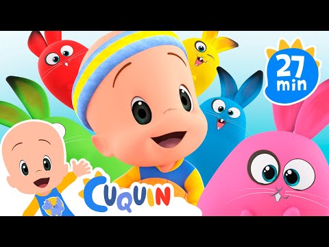 The amazing bunny race! π°π₯ learn with Cuquin! | videos & cartoons for babies | Educational Videos