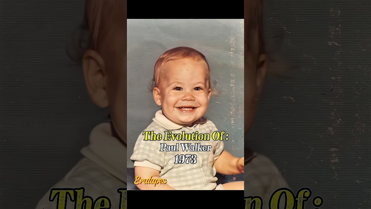 The Evolution Of Paul Walker #paulwalker #evolution #fyp