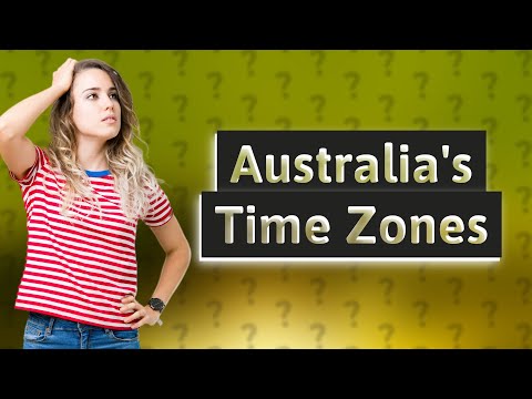 What time zone is Australia in?