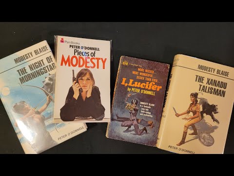 Modesty Blaise!...Pan vintage paperbacks and original first edition novels