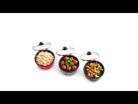 Holstein Set of 3 260Watt Nonstick Mini Skillets