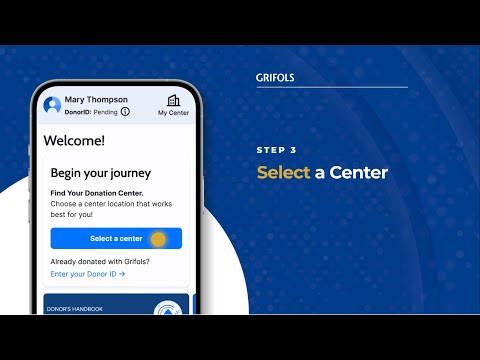 DonorHub™: Select a Center