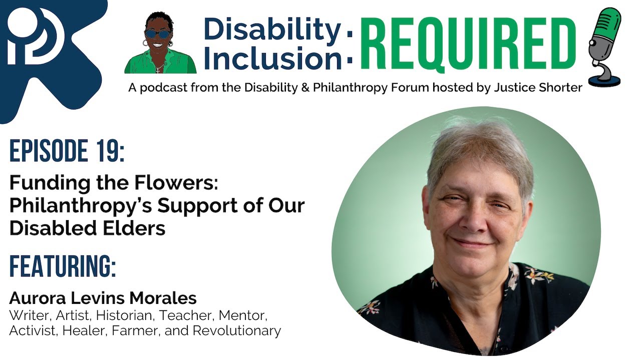 Funding the Flowers: Philanthropy's Support of Our Disabled Elders ...