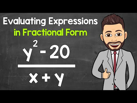 Evaluating Algebraic Expressions in Fractional Form | Math with Mr. J