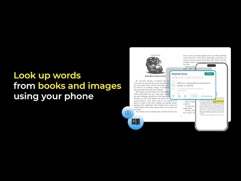 Scan & Look Up Specialized Vocabulary from Books and Images | eJOY App
