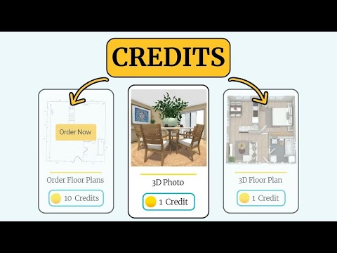 How Do Credits Work - RoomSketcher App