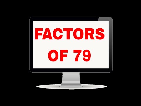 Factors of 79