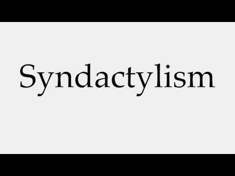 How to Pronounce Syndactylism