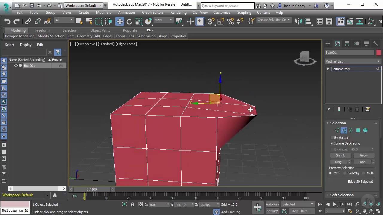 Accessing Sub-object Modes in 3ds Max