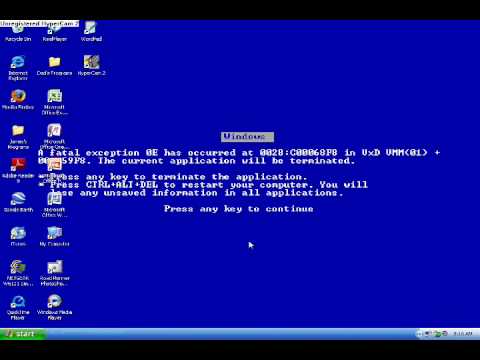 Blue Screen of Death Prank for Windows XP