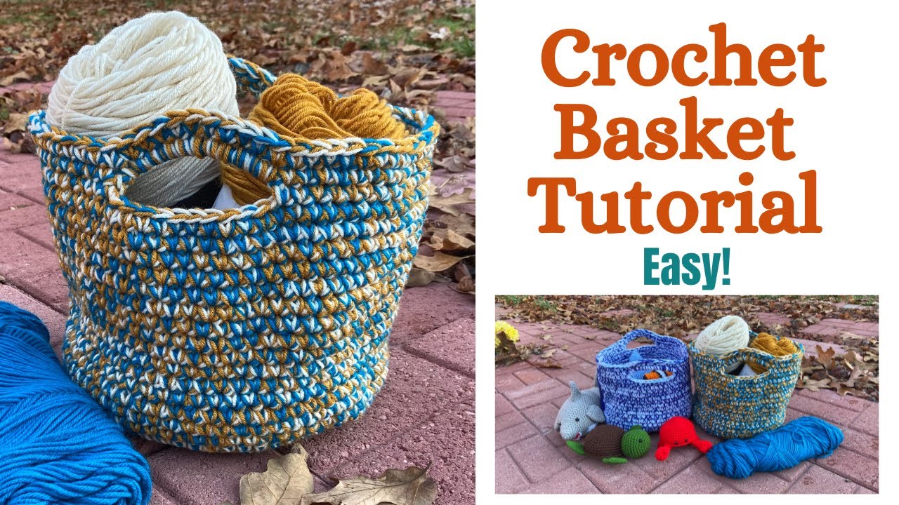 Crochet Basket Tutorial: Organize Your Home with Style