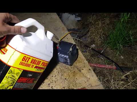 12v 5Ah Sealed Lead Acid Battery Trying To Detonate