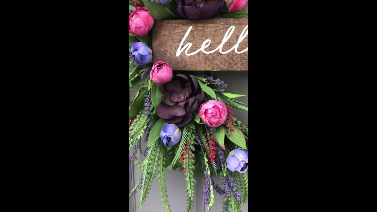 Spring wreaths are in full bloom!