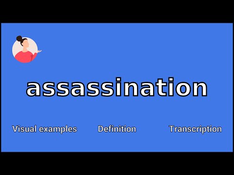 ASSASSINATION - Meaning and Pronunciation
