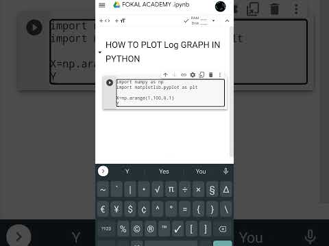 how to plot log graph using python