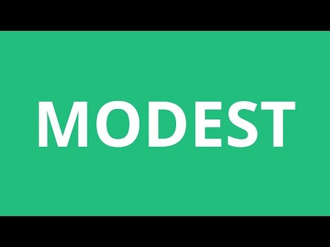 How To Pronounce Modest - Pronunciation Academy