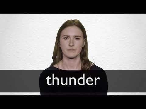 THUNDER Synonyms | Collins English Thesaurus