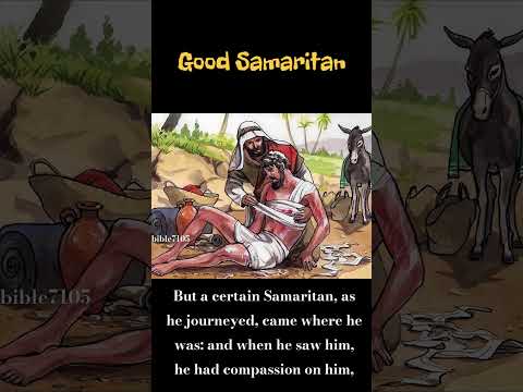 Good Samaritan parable from Bible #good #samaritan #help #story #storytime