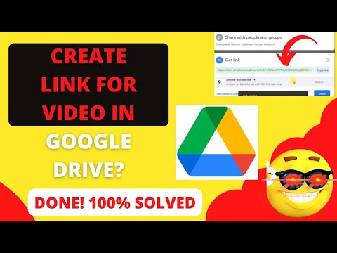 How to Create Link for Video in Google Drive?