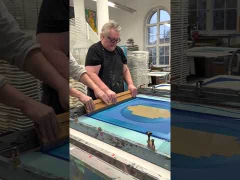 Hand-printing serigraphy / silkscreen-prints. New Limited Edition. Viola Winokan Fine Art
