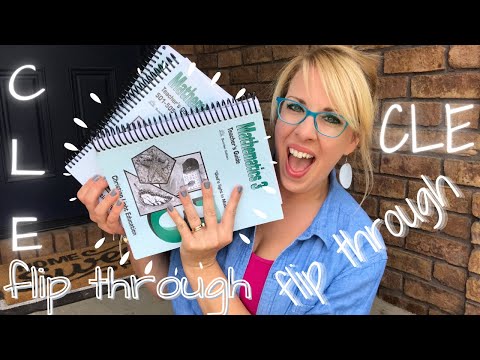 Peek inside Christian Light Education || Math Curriculum Flip Through