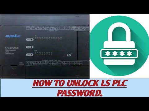 How to unlock LS plc password with cracker software #LS #unlock #password.