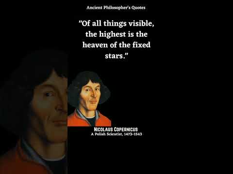 Discovering the Universe: The Inspiring Wisdom of Nicolaus Copernicus!#quotes #shorts