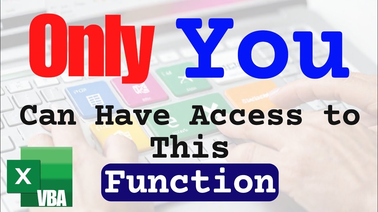 How to Create Your Own Custom Excel Function - [Easy Tutorial]