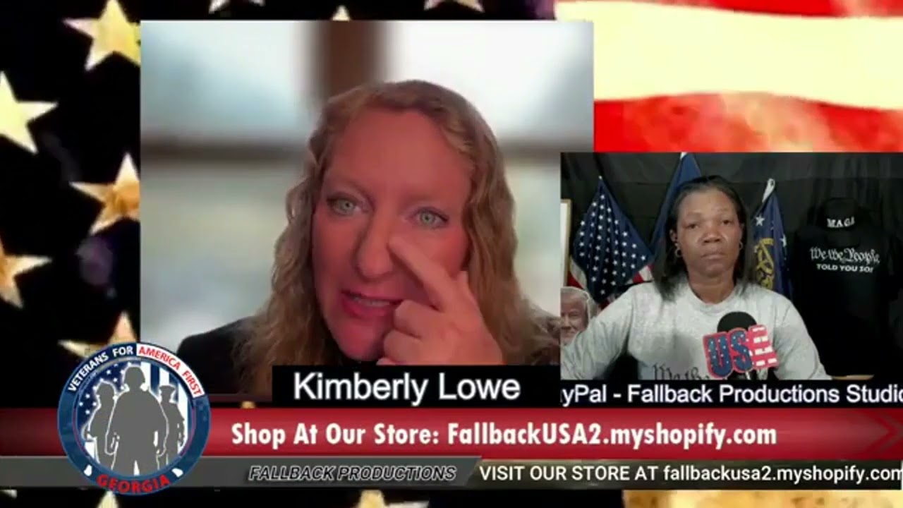 Kimberly Lowe former VA Senate Candidate appeared on Real News with Lucretia Hughes VFAF NRA