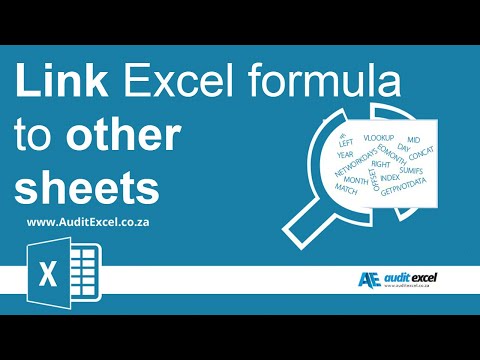 Link formula to cells in other sheets