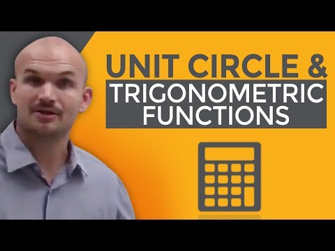 What are the definitions of trigonometric functions on the unit circle