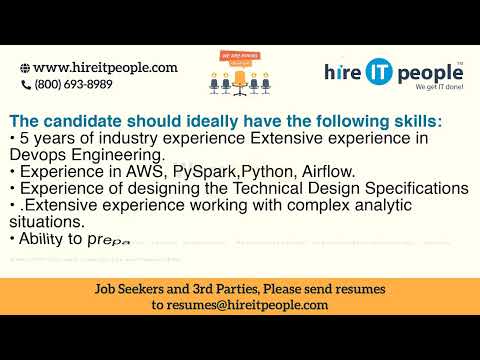 Cloud Platform Jobs | Amazon Webservices(AWS) Jobs | Irvine, CA | Job ID: 37563 |