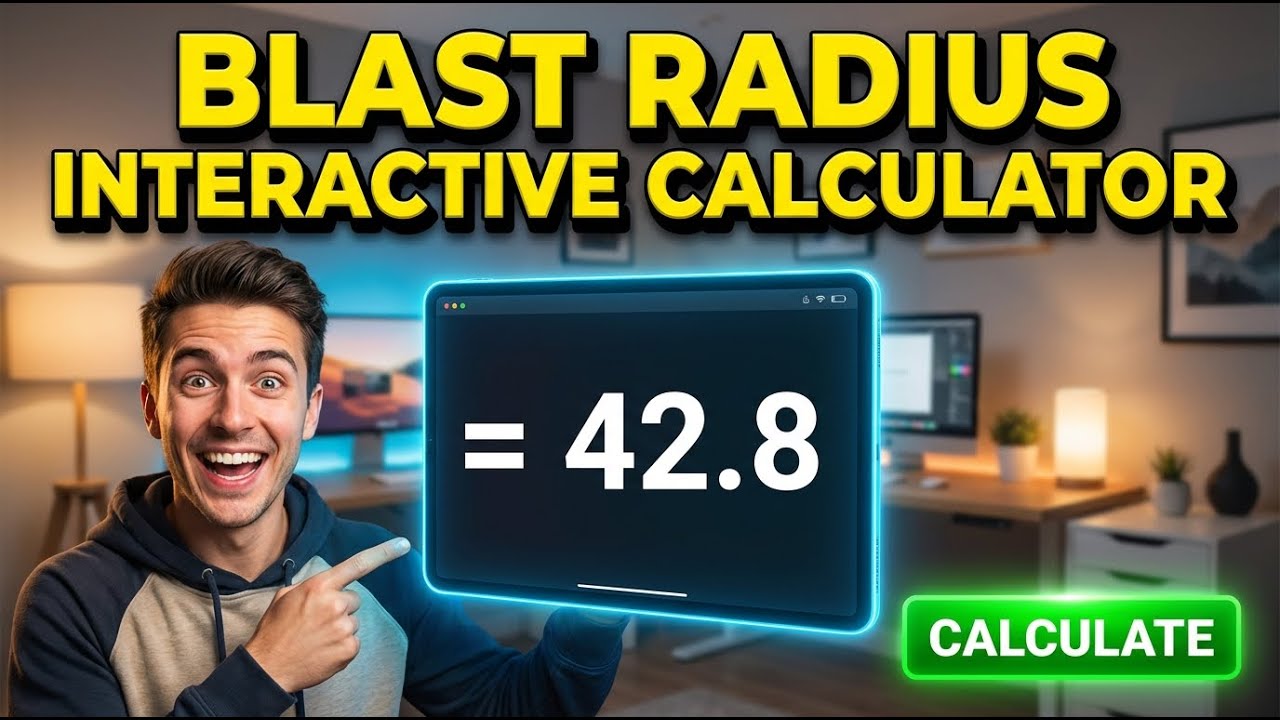 Blast Radius Calculator — How to Use It | Engineering Tool