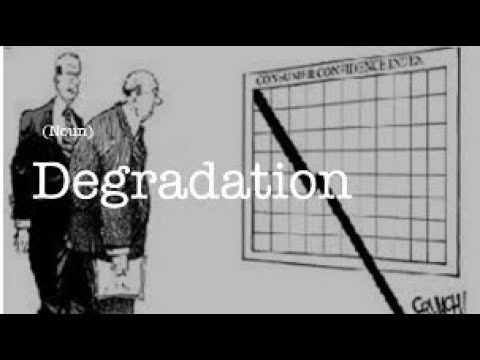 Word of the Day: Degradation Meaning | The Urban Prodigy | GRE | SSC | SSB | TOEFL