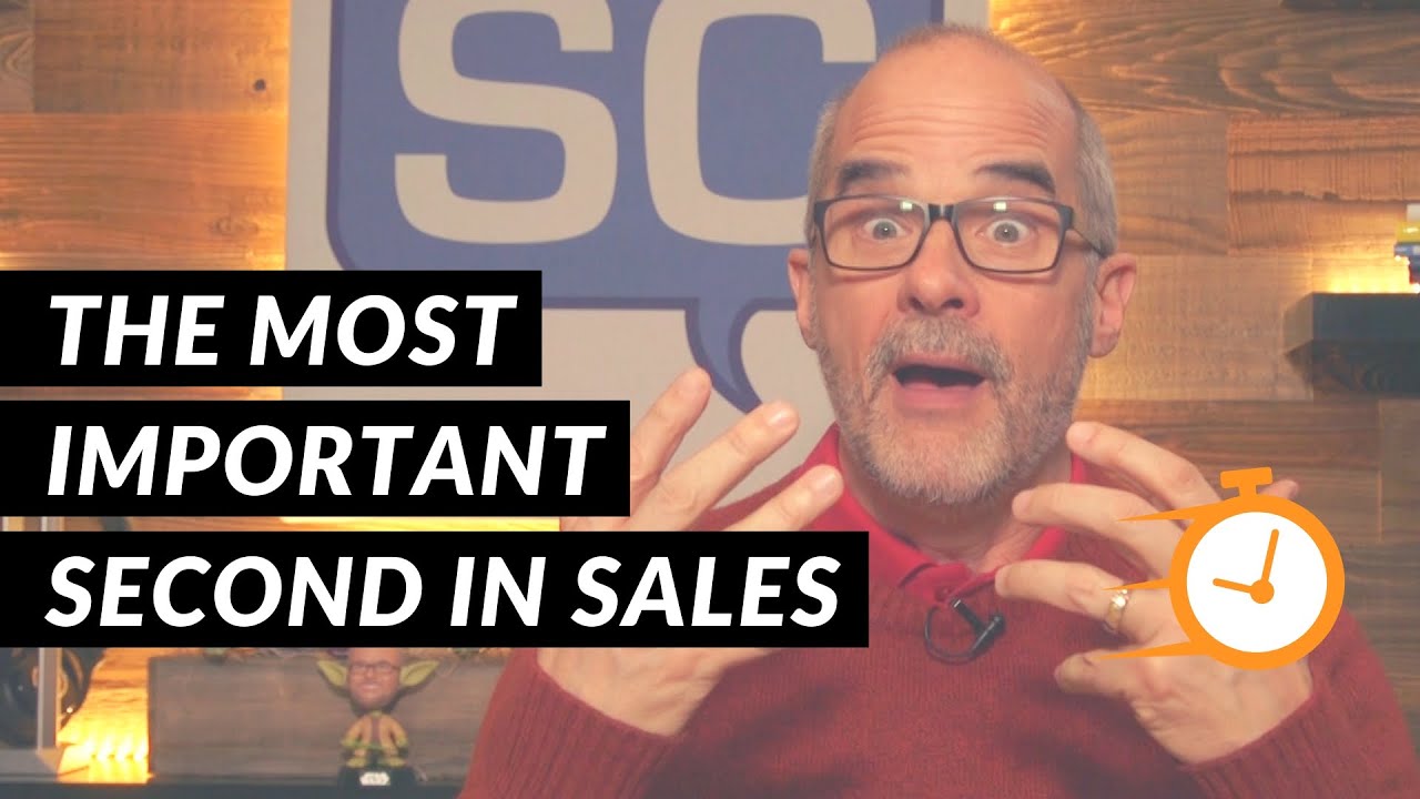 The Most Important Second In Sales | 5 Minute Sales Training