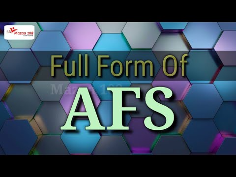 full form of AFS | AFS stands for | AFS Means | Banking & Financial | Mazaa 108 | #Mazaa108